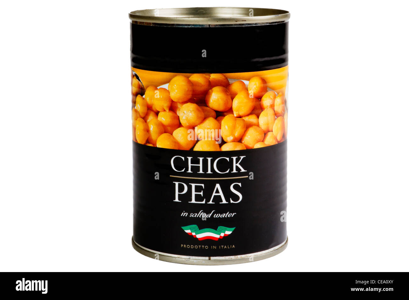 Can of chick peas Stock Photo - Alamy