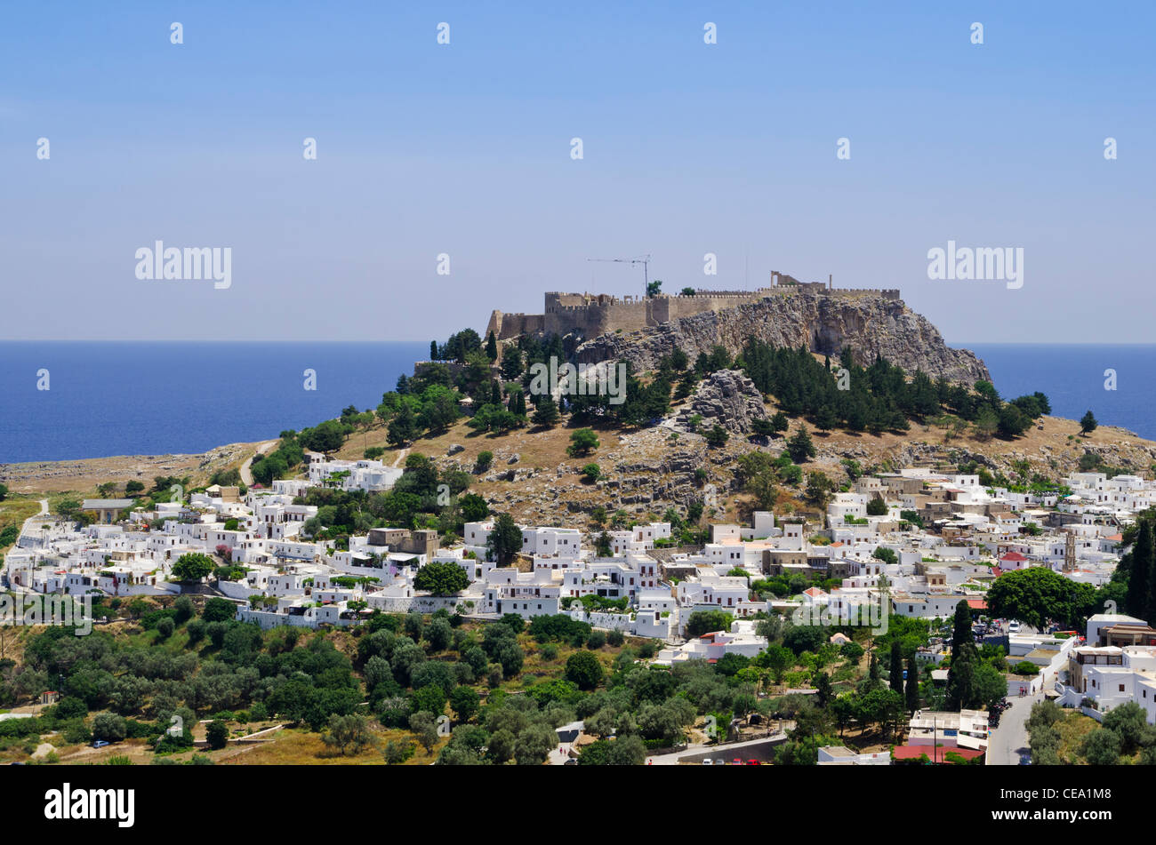Lindos rhodes hi-res stock photography and images - Alamy