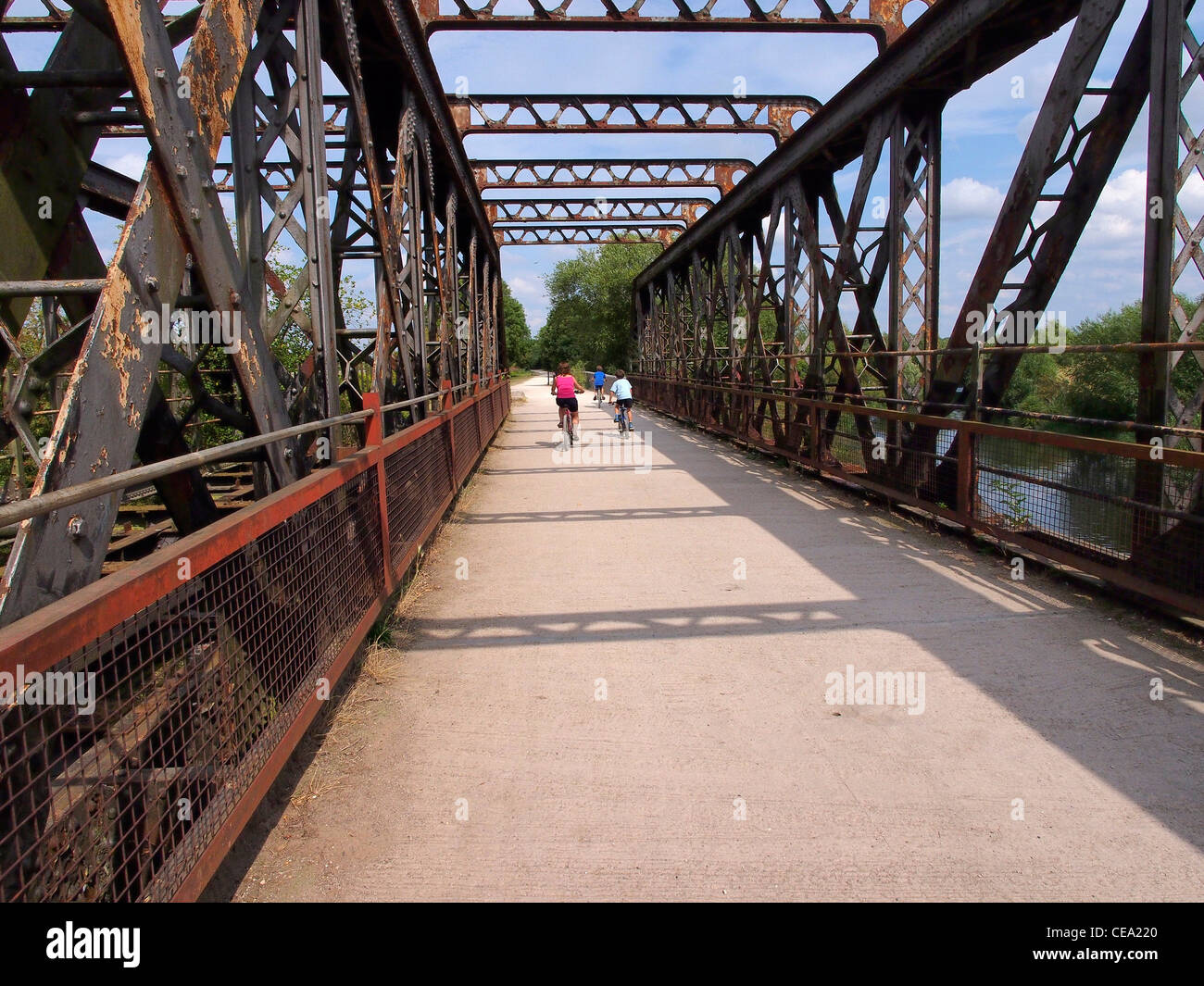 greenway cycle track stratford upon avon warwickshire england uk Stock ...