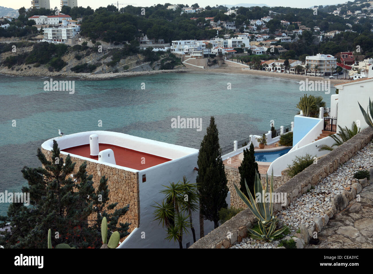 Coastal scenery in and South of Javea Habea Spain Stock Photo - Alamy