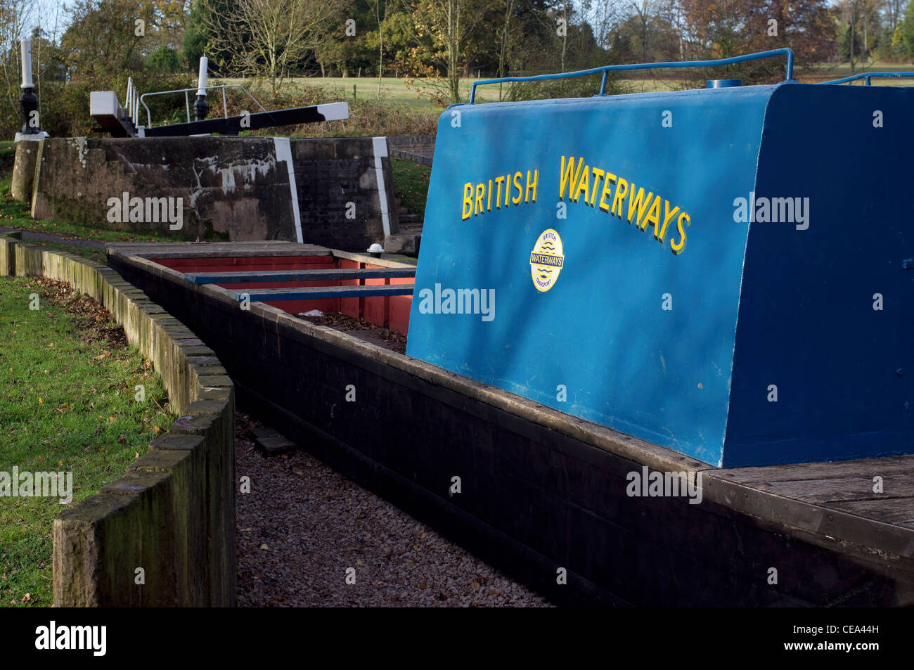 grand union canal hatton flight of locks warwickshire midlands england ...