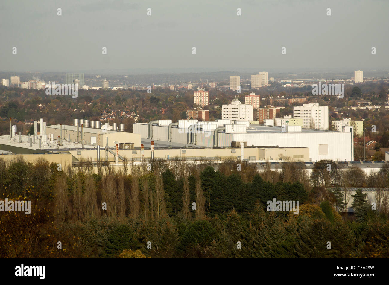 disused rover factory longbridge birmingham Stock Photo - Alamy