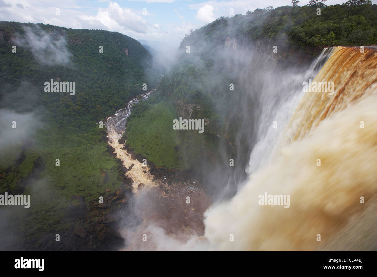 Kaieteur Falls, Potaro River, Guyana, South America, reputedly the ...
