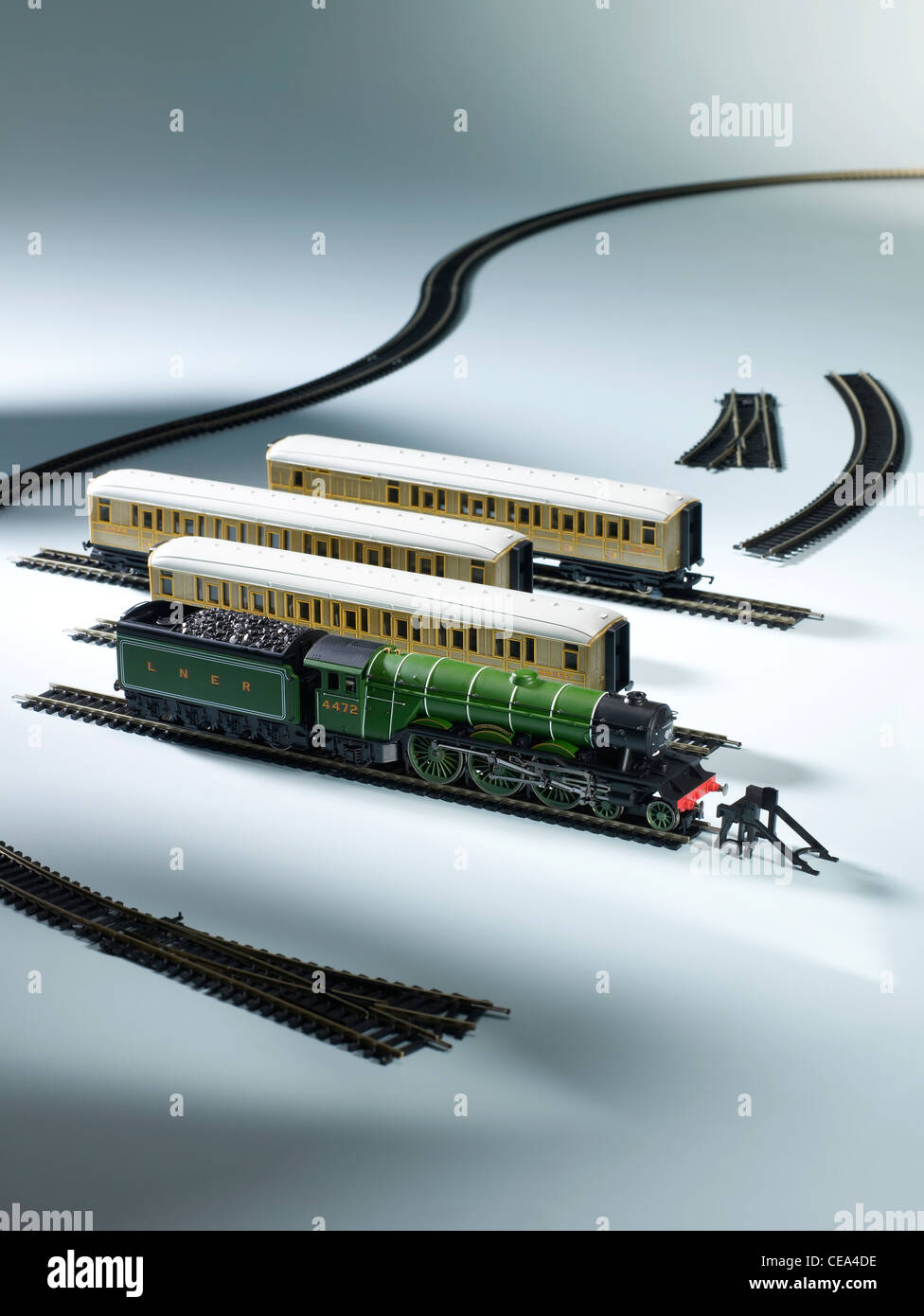 A still life shot of model railway set Stock Photo - Alamy