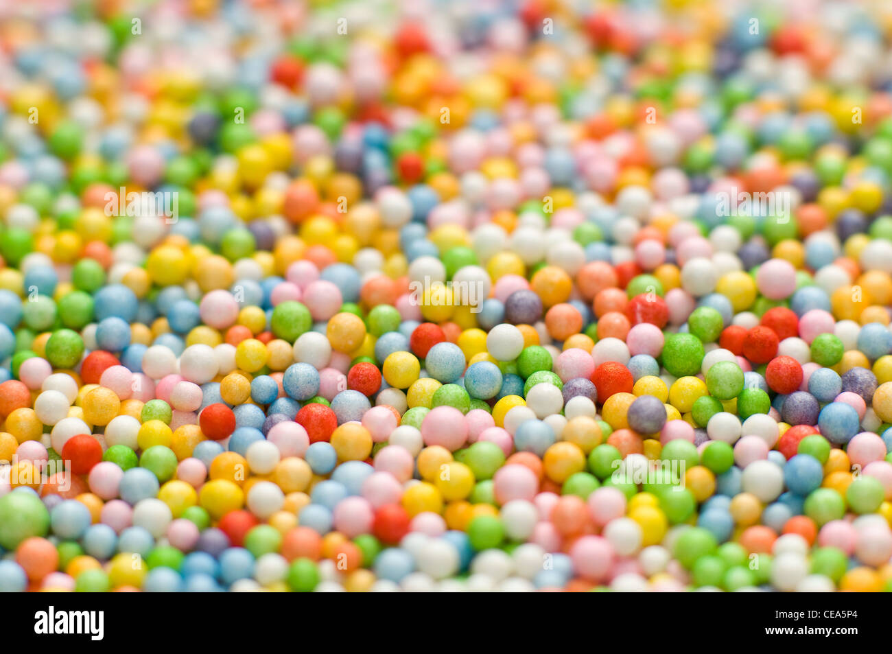 Miniature colorful polystyrene balls Stock Photo - Alamy
