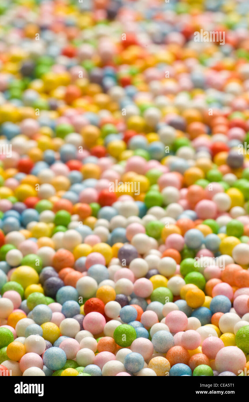 Miniature colorful polystyrene balls Stock Photo - Alamy