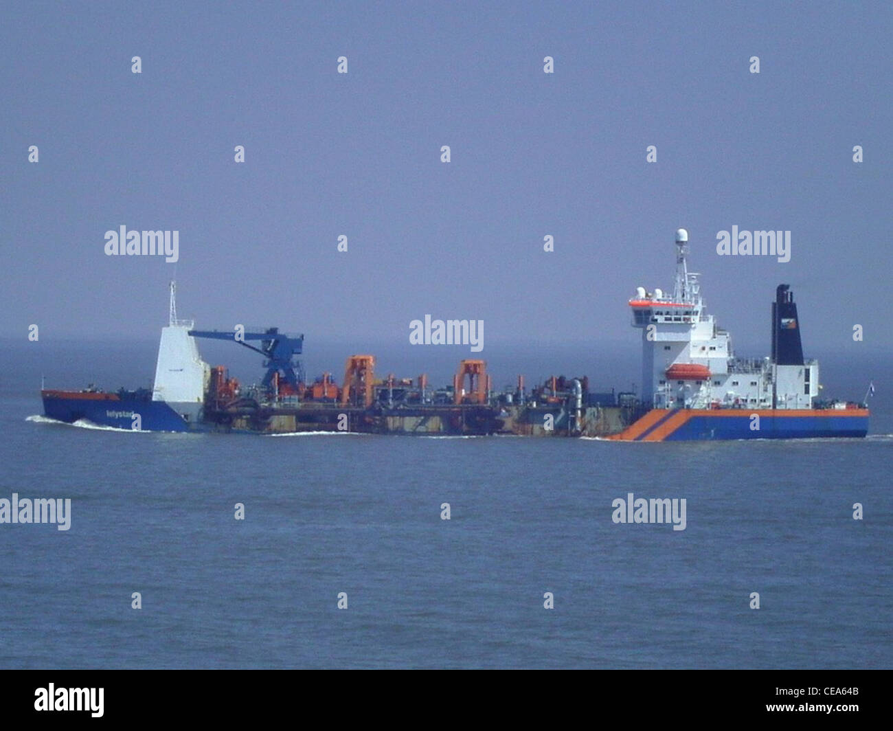 The Lelystad is a trailing suction hopper dredger, used for dredging ...