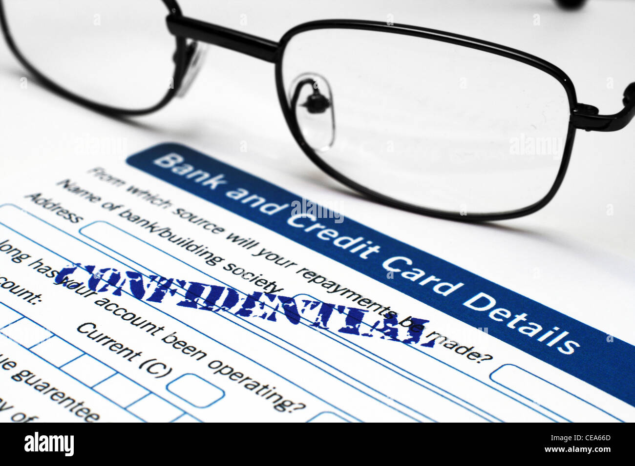 bank and credit card details Stock Photo - Alamy