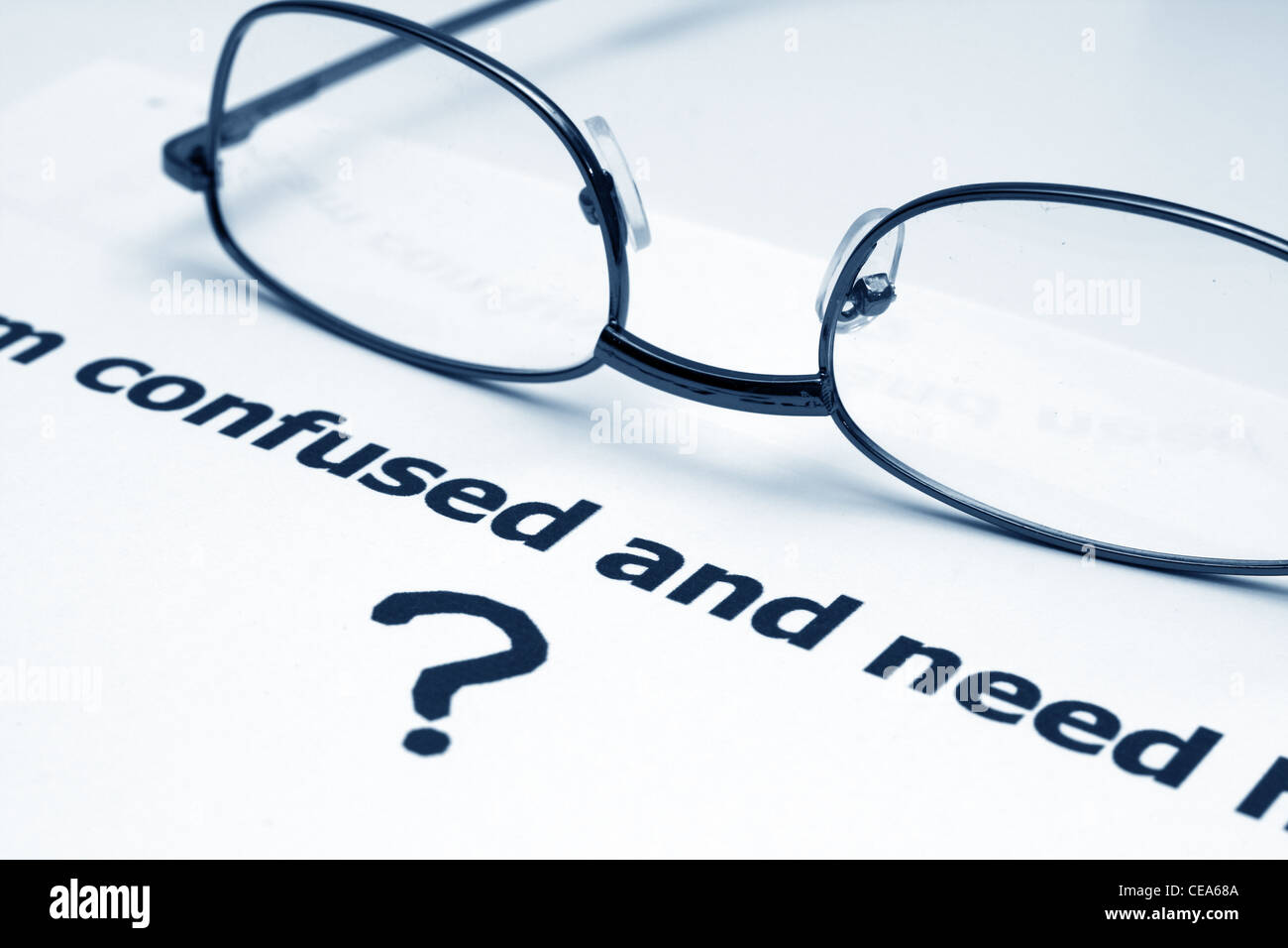 confused and need Stock Photo - Alamy