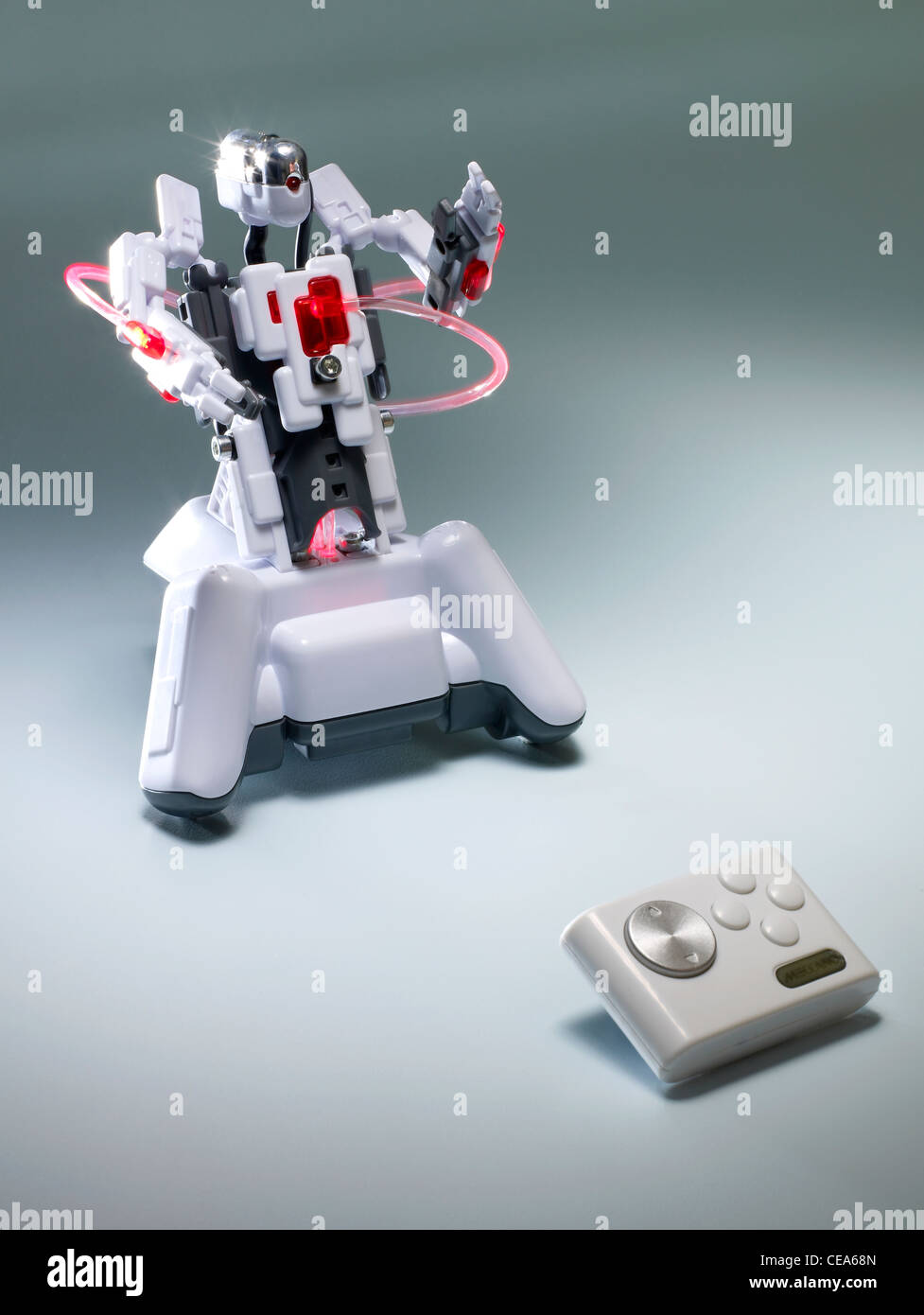 A still life shot of a remote controlled child's robot toy Stock Photo ...