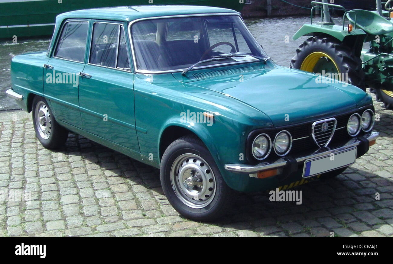 The Alfa Romeo Giulia Nuova Super 1600 is a classic Italian car ...