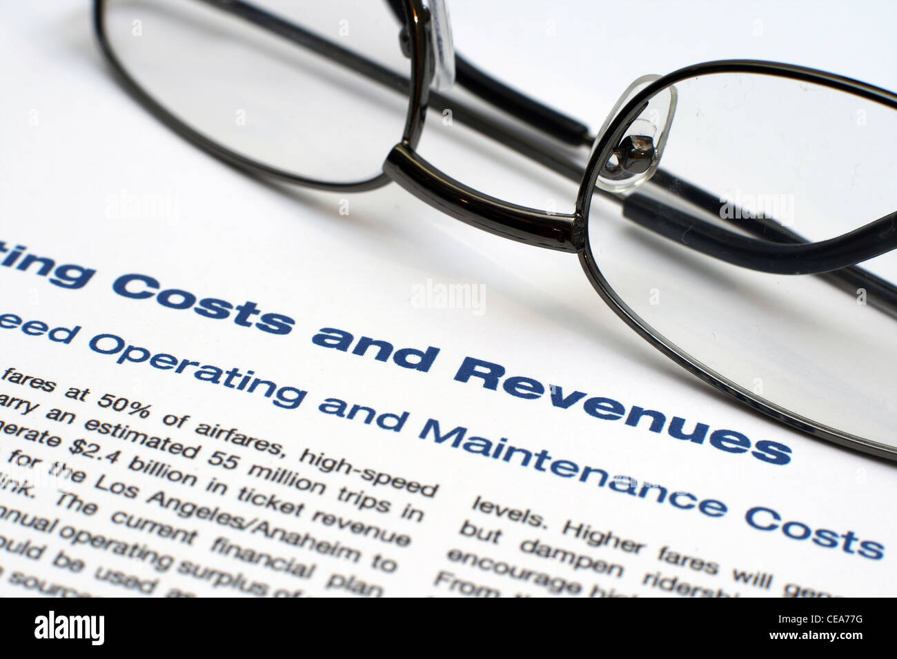 costs and revenues Stock Photo - Alamy