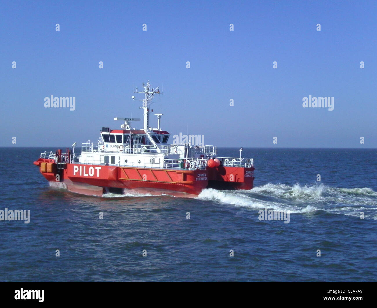 Pilot boat duhnen in swath form hi-res stock photography and images - Alamy