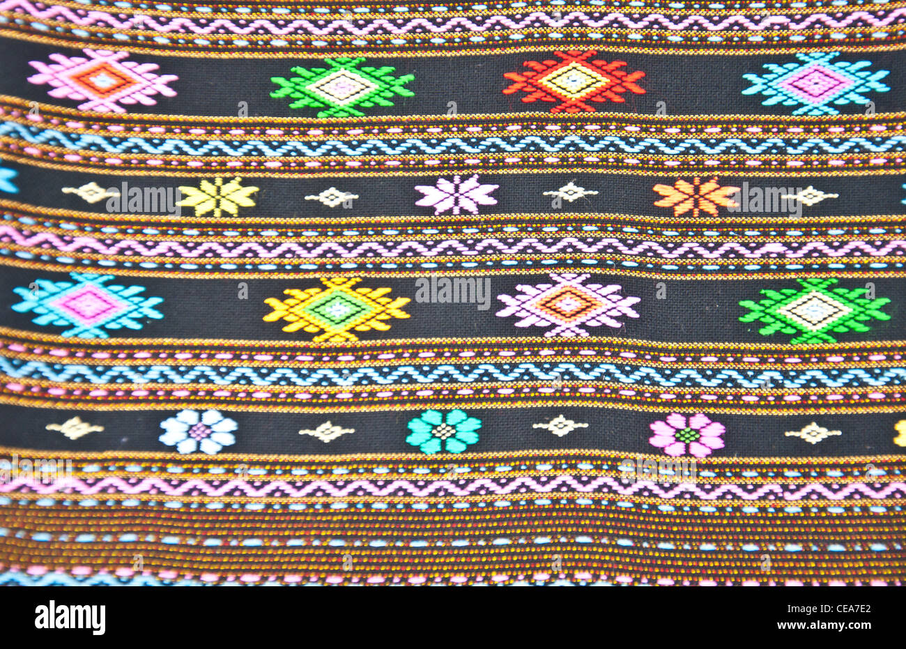 Thai silk fabric texture background Stock Photo - Alamy