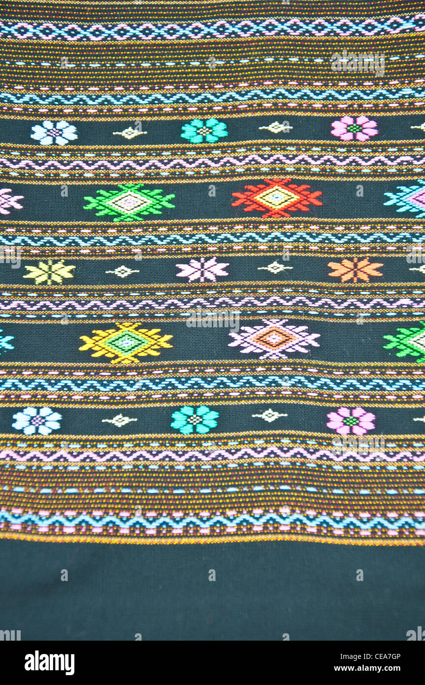 Thai silk fabric texture background Stock Photo - Alamy