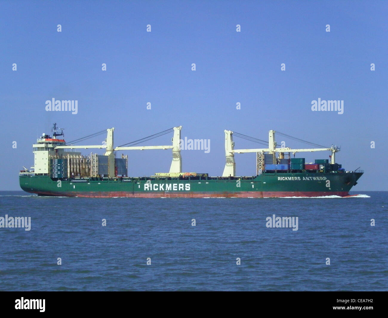 The Rickmers Antwerp is a superflex heavy multi-purpose container ...
