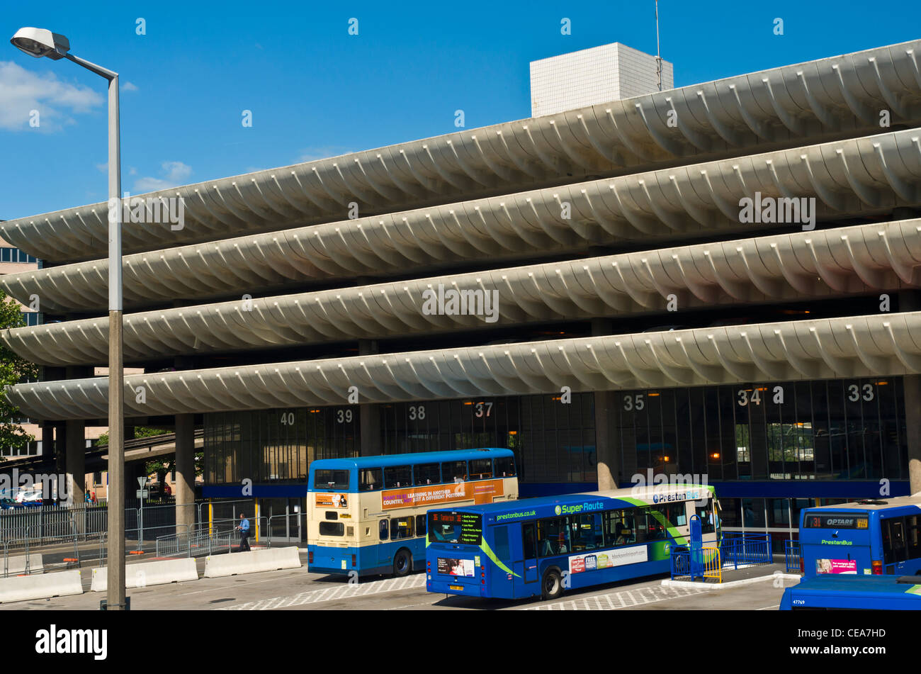Preston Bus Station in Lancashire, UK Stock Photo - Alamy