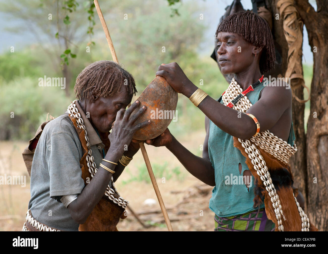 Drinking calabash hi-res stock photography and images - Alamy