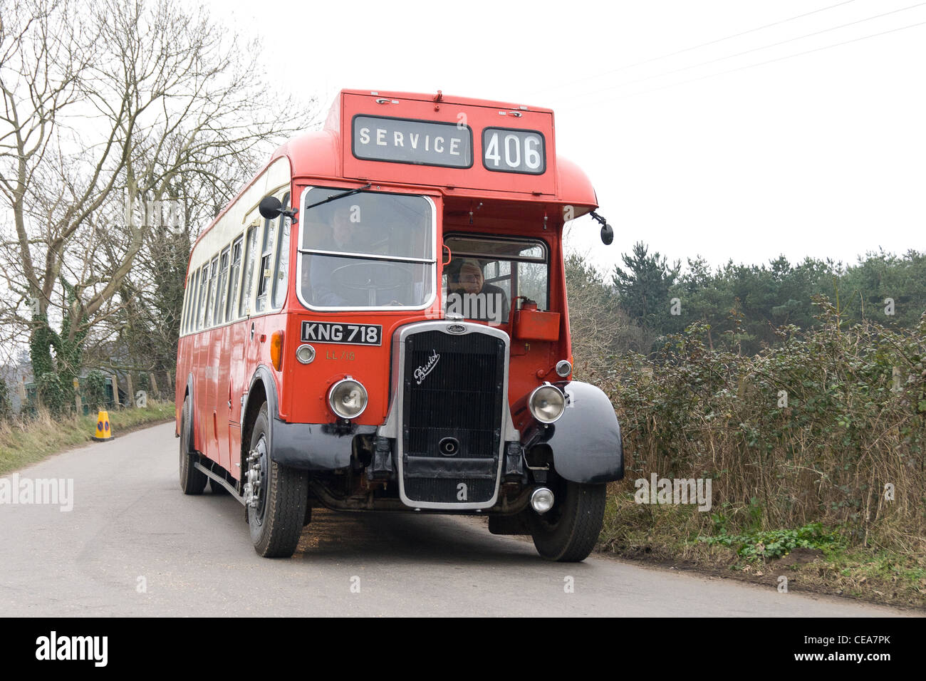 Vintage bus vintage transport uk bus uk buses uk hi-res stock ...