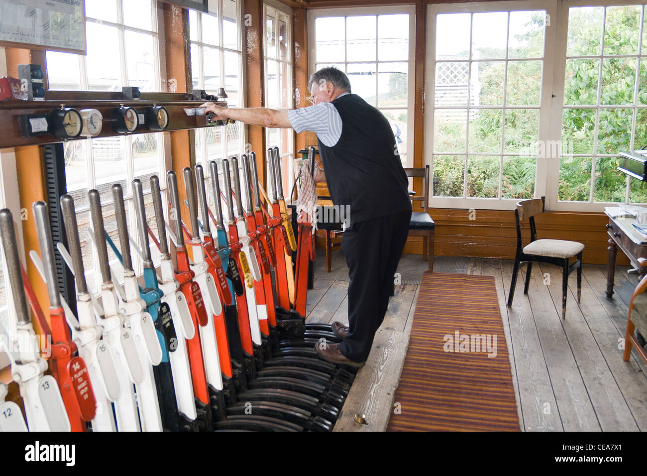Signal box great britain hi-res stock photography and images - Alamy