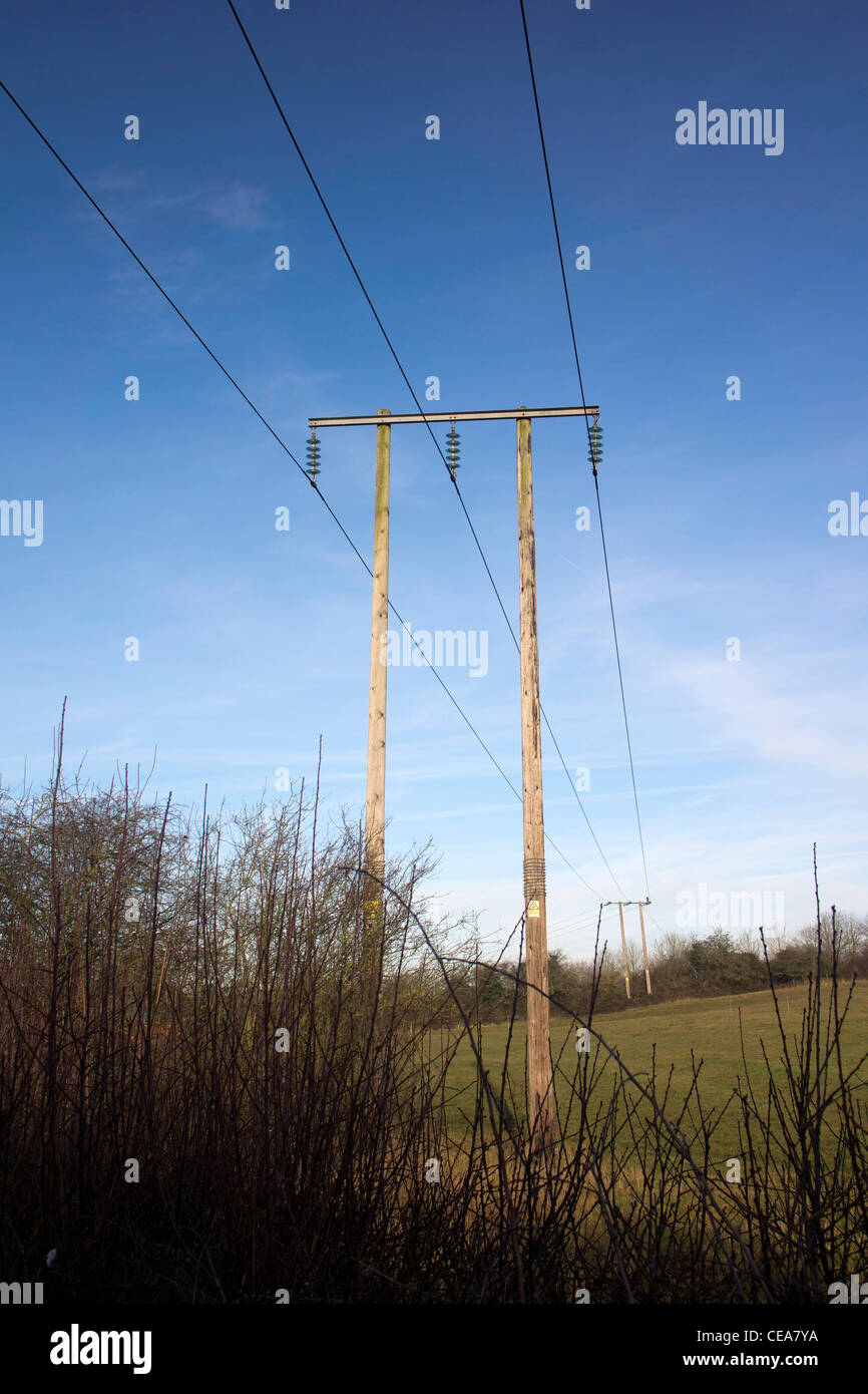 Large metal electric tower sunrise hi-res stock photography and images ...
