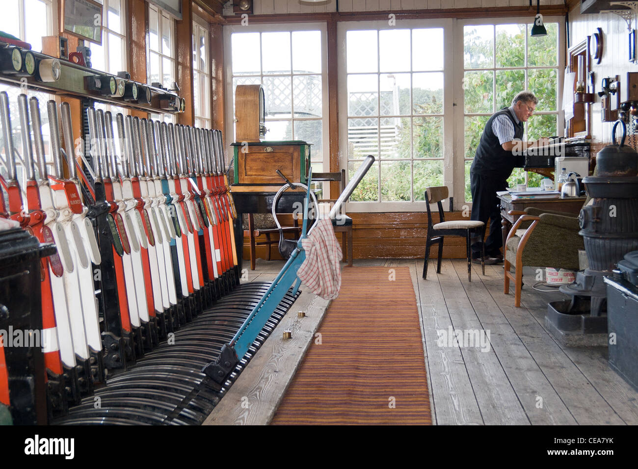 Signal box great britain hi-res stock photography and images - Alamy