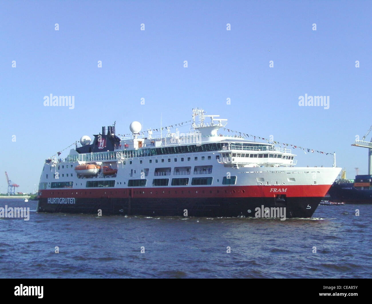 The Fram is a Norwegian passenger ship, historically significant for ...