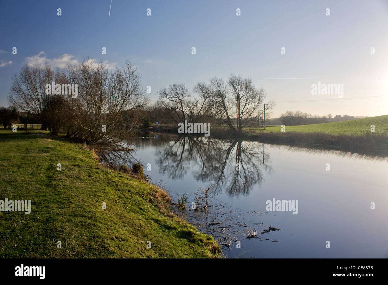 river avon welford on avon warwickshire Stock Photo - Alamy