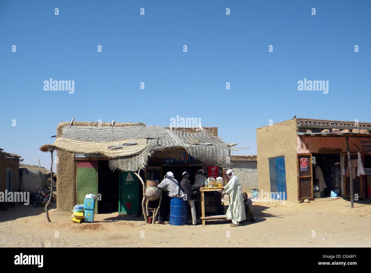 Chad africa and village hi-res stock photography and images - Alamy