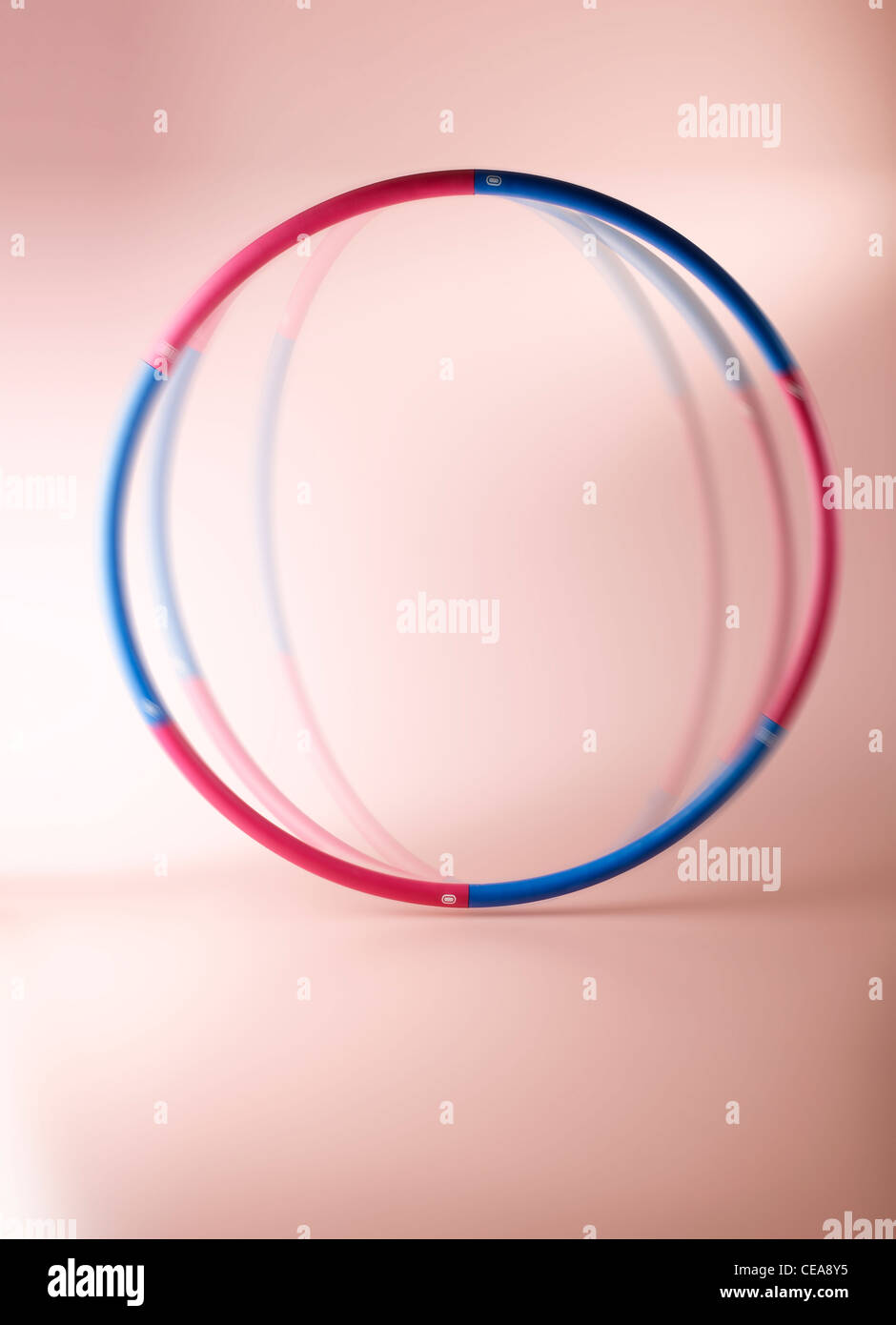 A still life shot of a spinning fitness hula hoop Stock Photo - Alamy