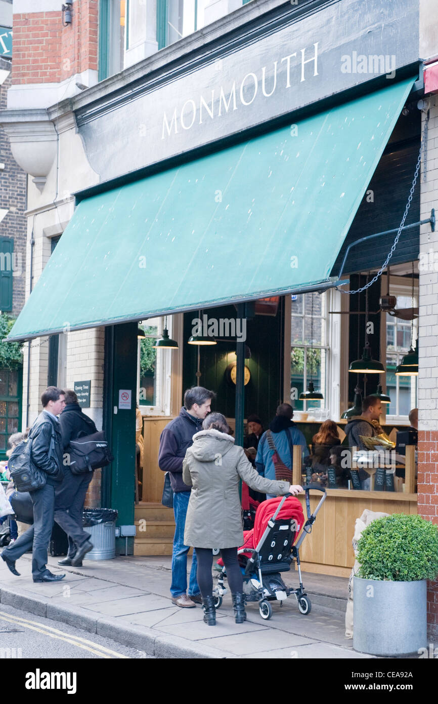 Borough Market London the wonderful Monmouth cafe restaurant coffee bar ...