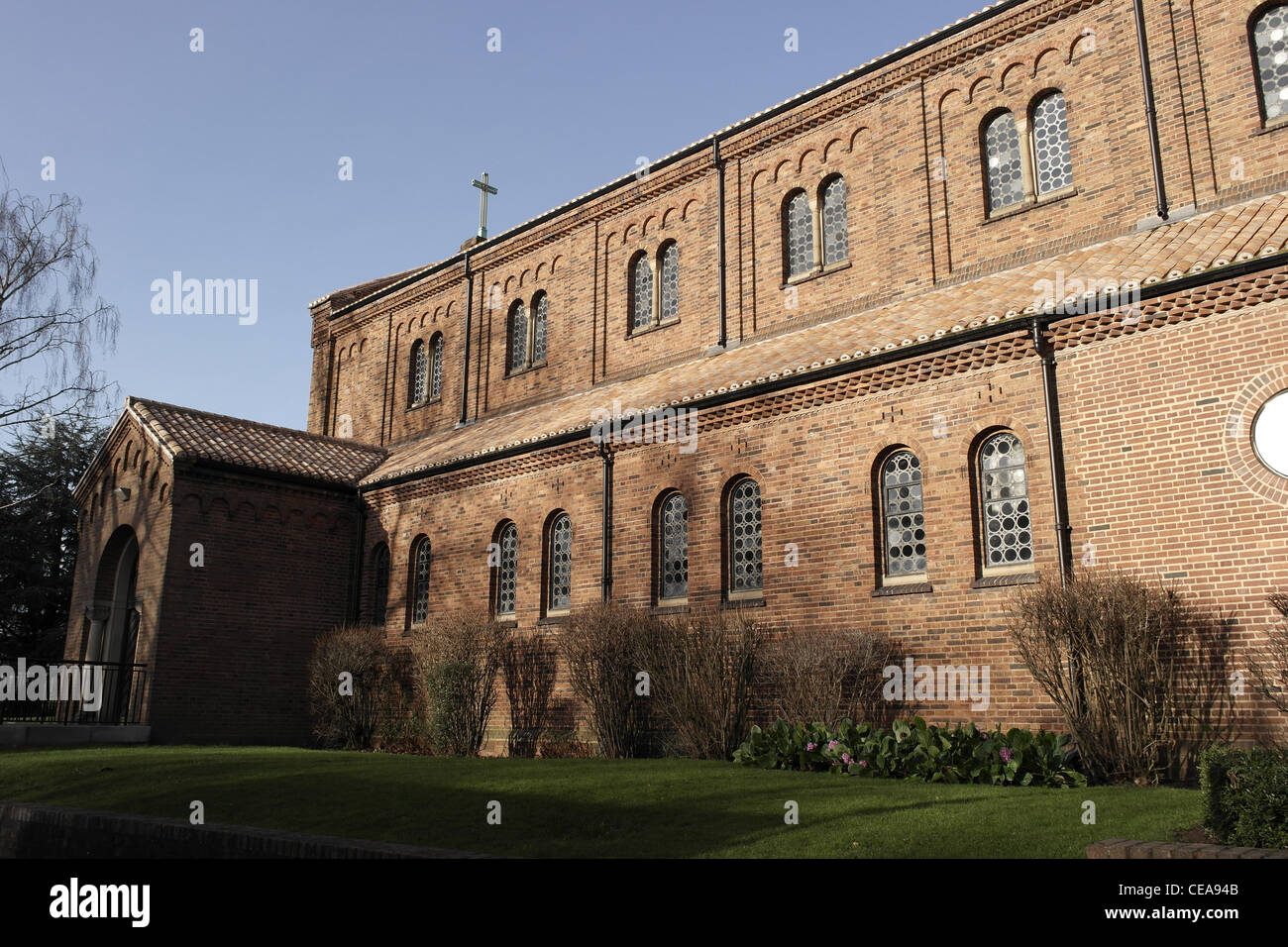 bournville quaker suburb birmingham midlands england uk Stock Photo - Alamy