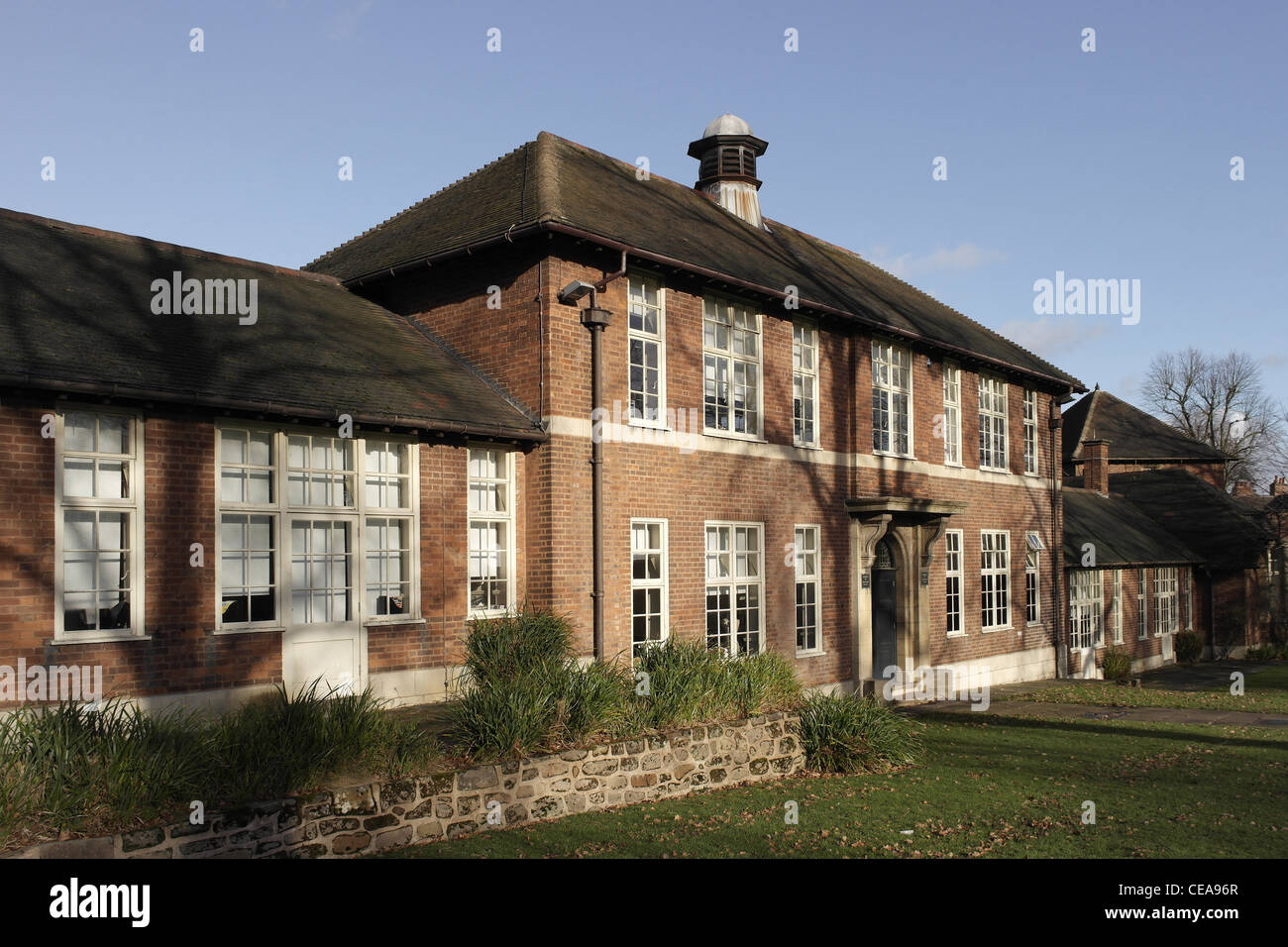bournville quaker suburb birmingham midlands england uk Stock Photo - Alamy