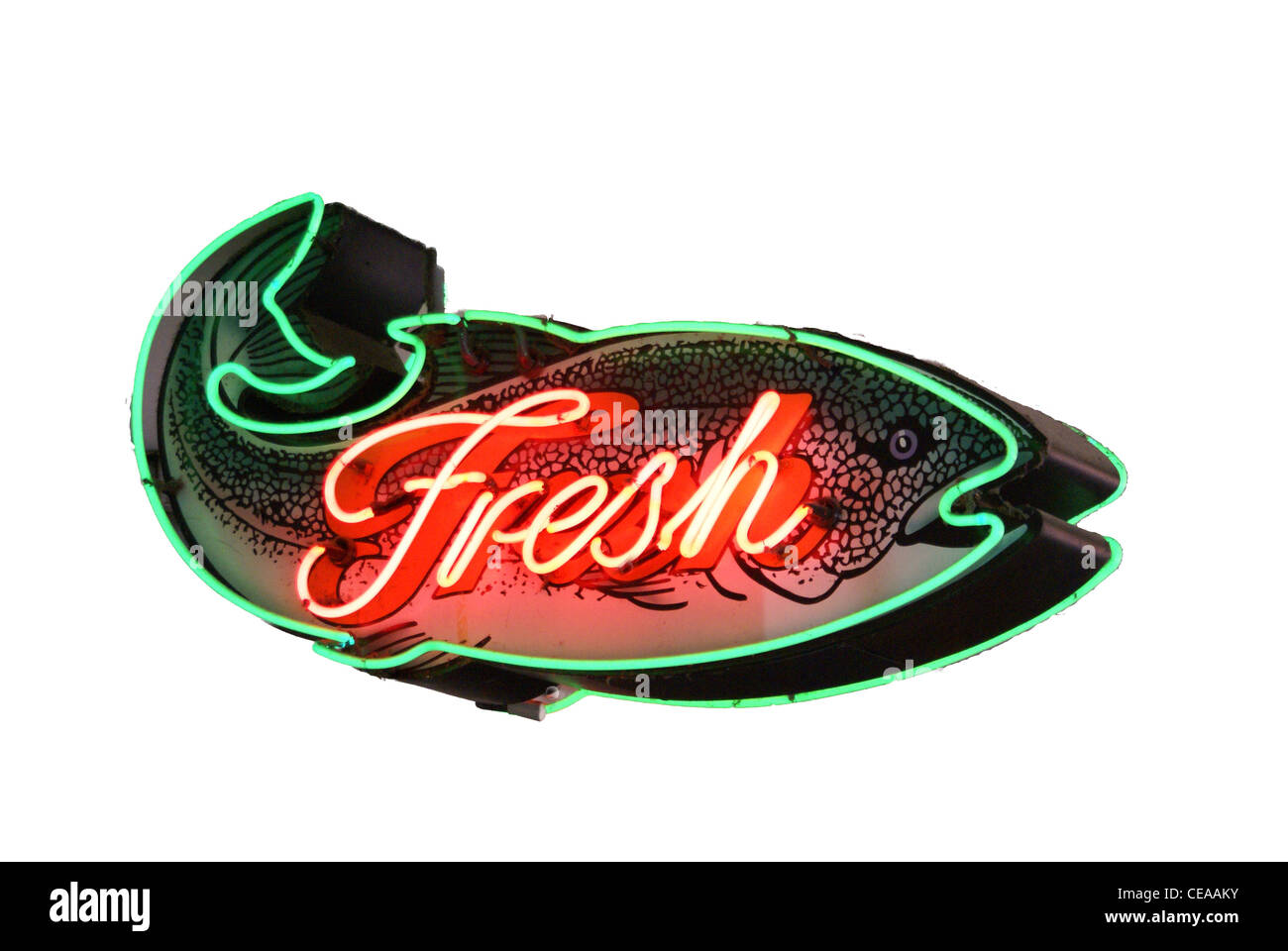 Mullet and trout on ice Cut Out Stock Images & Pictures - Alamy