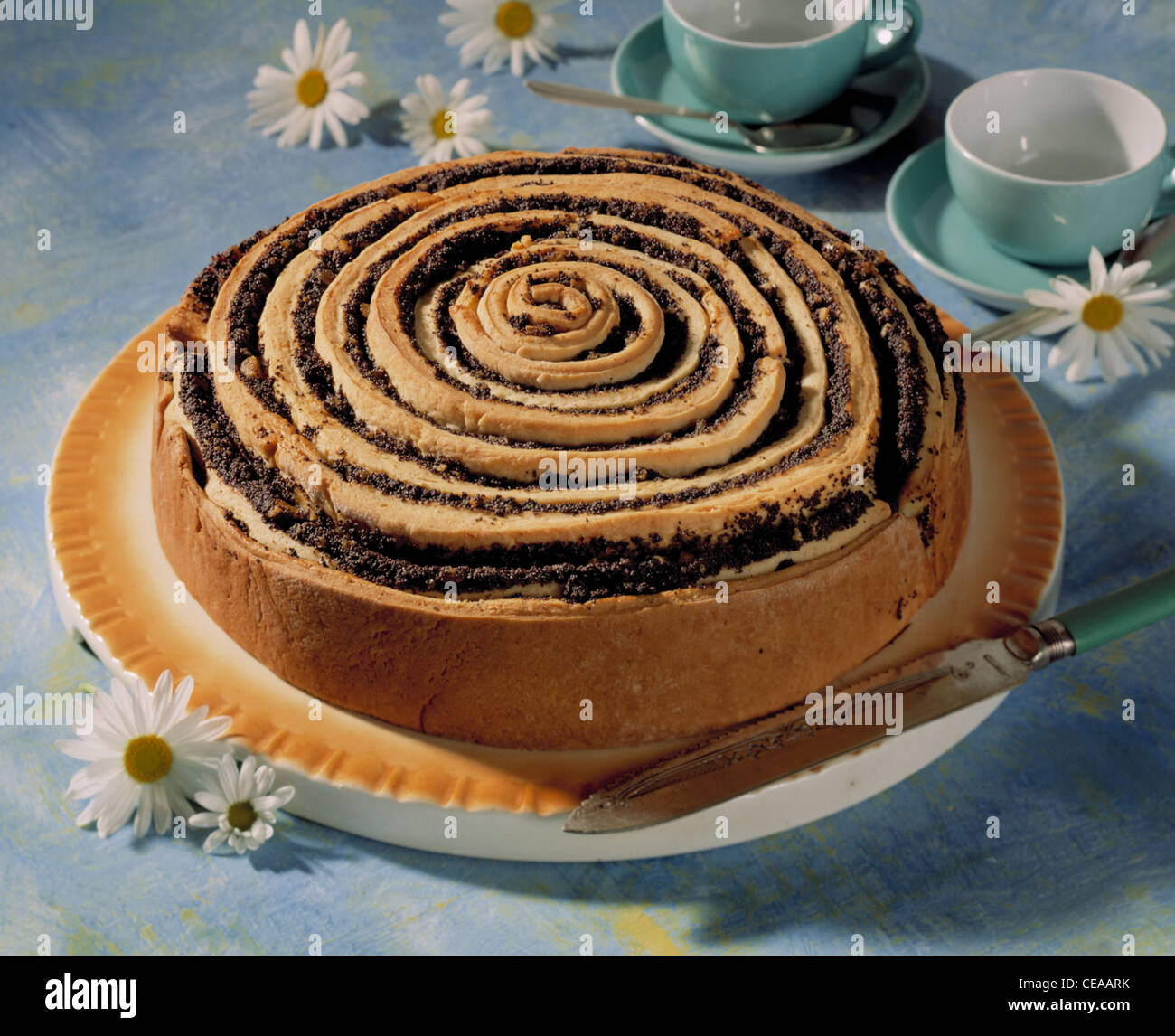 Poppy - seed - pie Stock Photo - Alamy