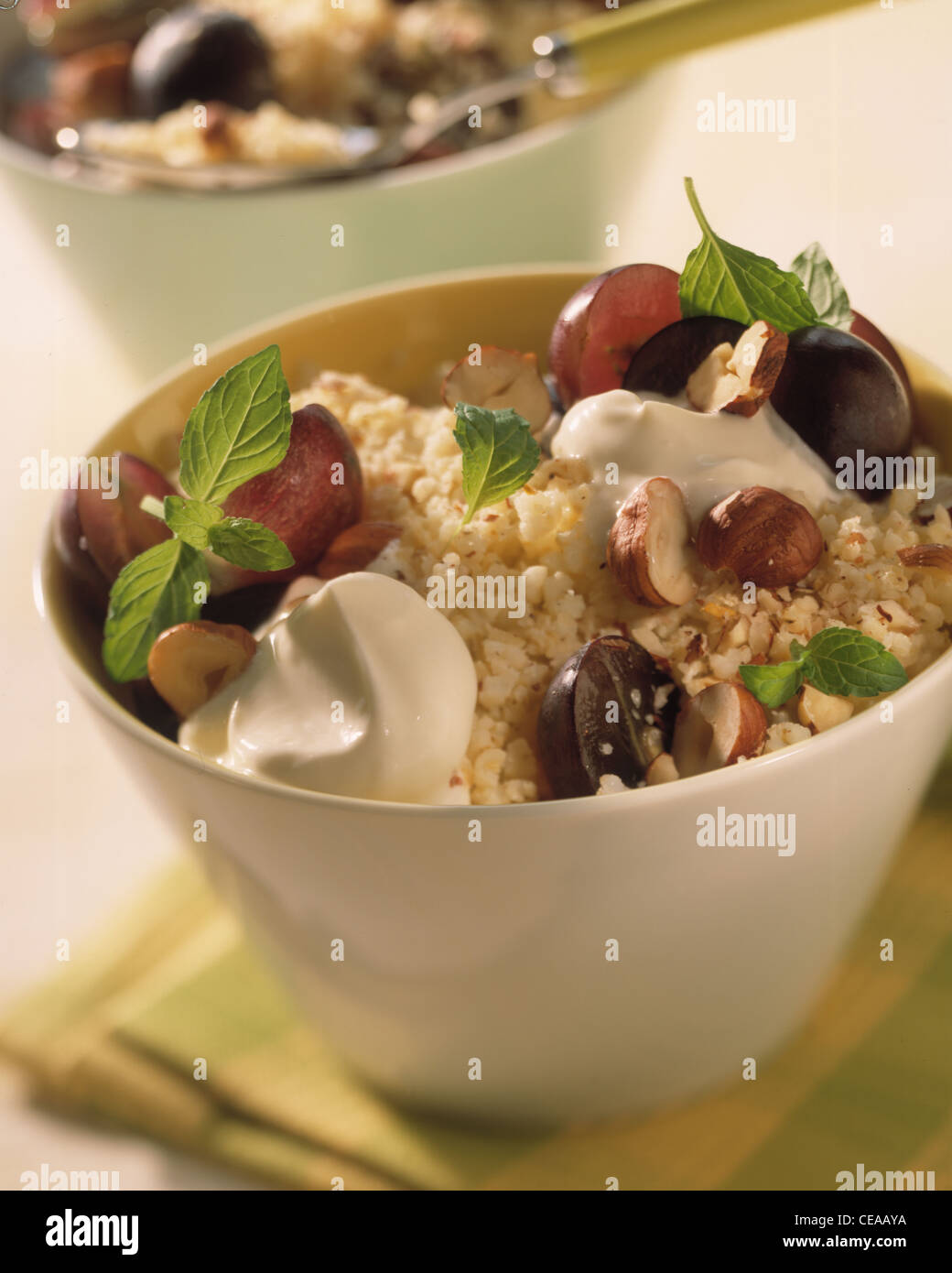 Millet - nuts - cereals Stock Photo - Alamy