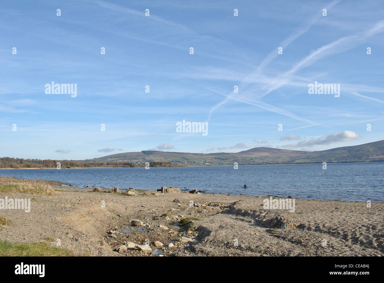 view of blessington lakes in wicklow ireland Stock Photo - Alamy
