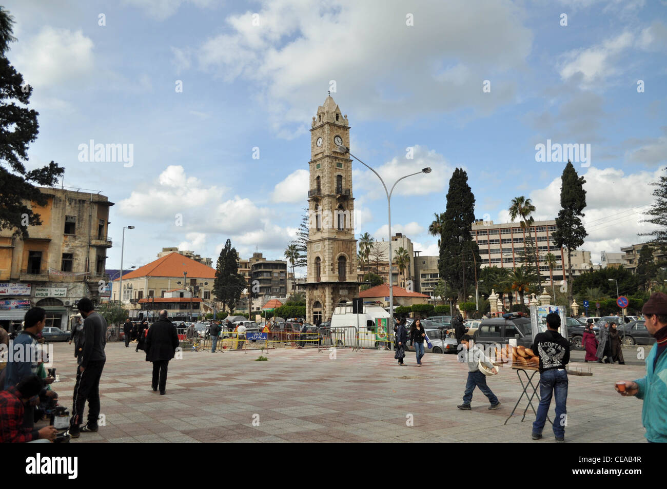 The Al-Tell square Clock Tower in Tripoli, Lebanon Stock Photo - Alamy