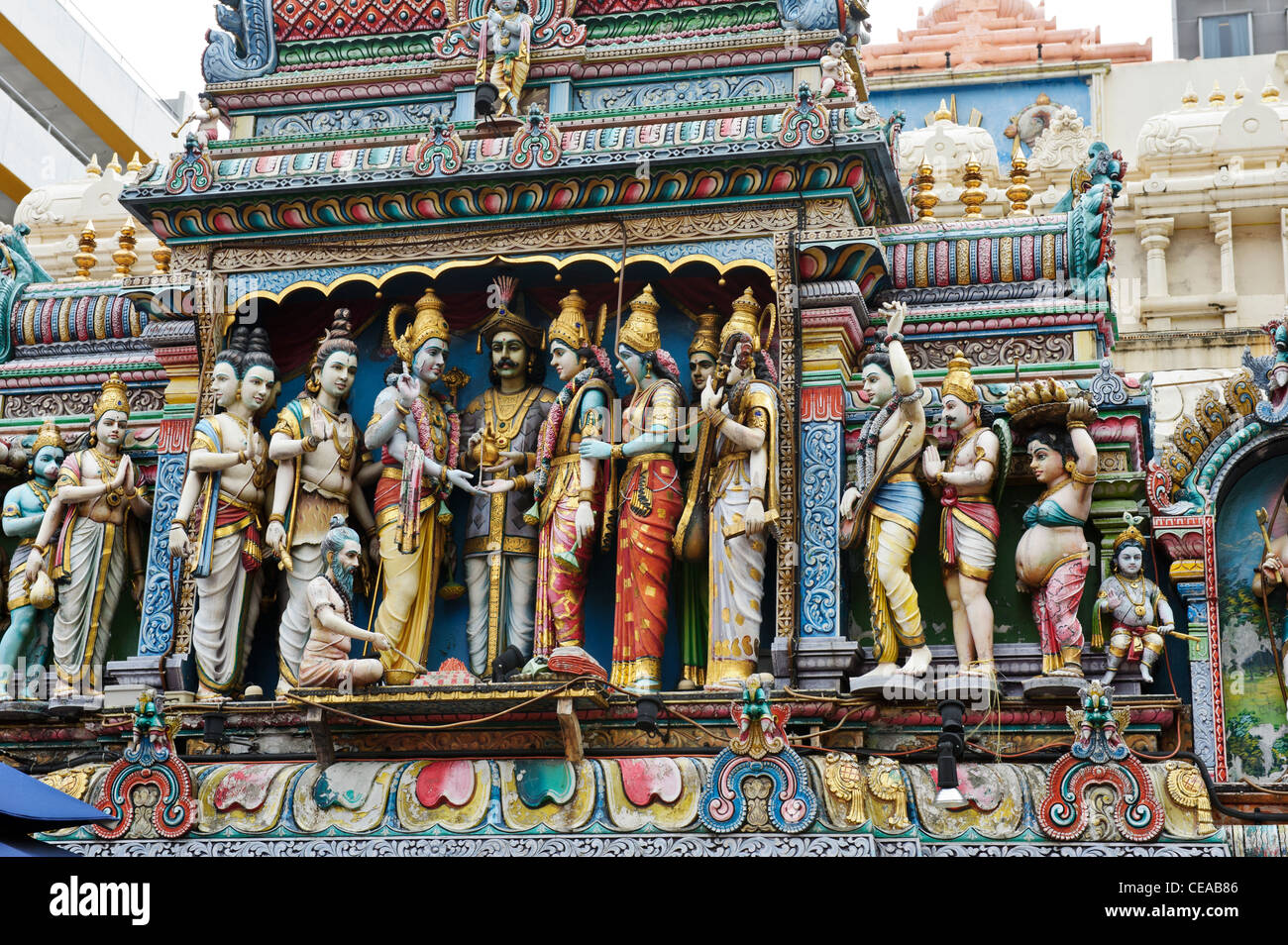 Sri Krishnan Temple, Singapore Stock Photo - Alamy