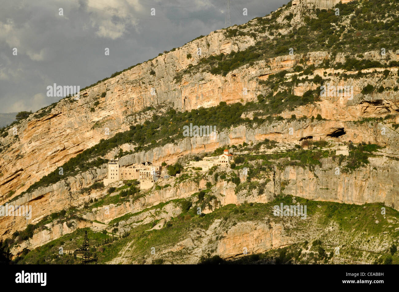 Maronite Monastery in Kadisha Valley (also known as Qadisha Valley ...