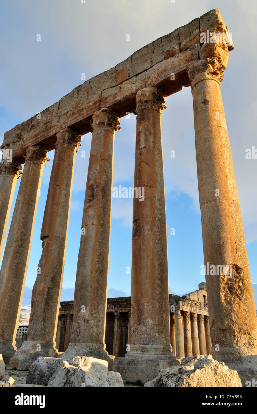 Temple of Jupiter and temple of Bacchus in Baalbek (Bekaa Valley ...