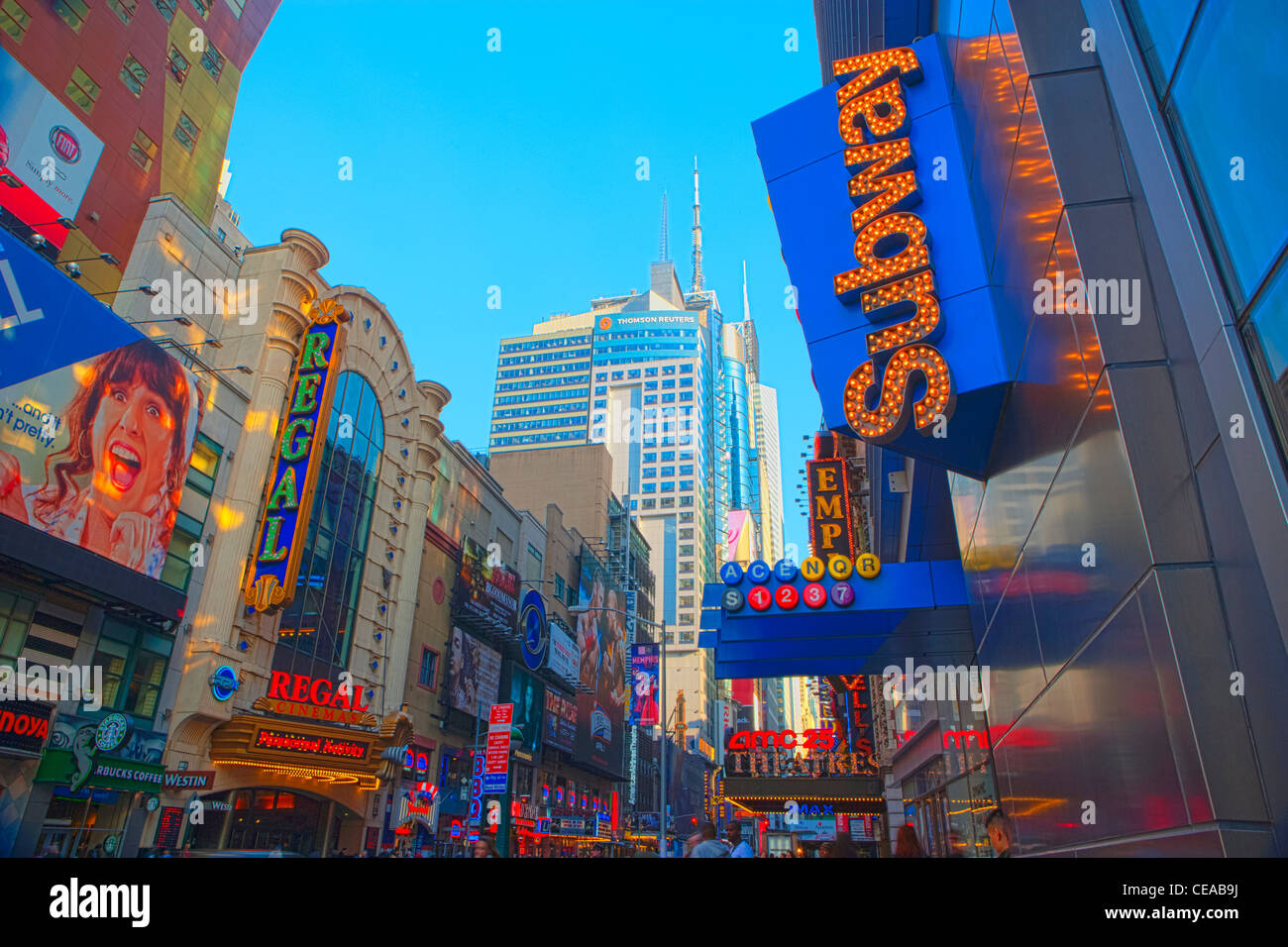 42nd Street Times Square, New York Stock Photo - Alamy