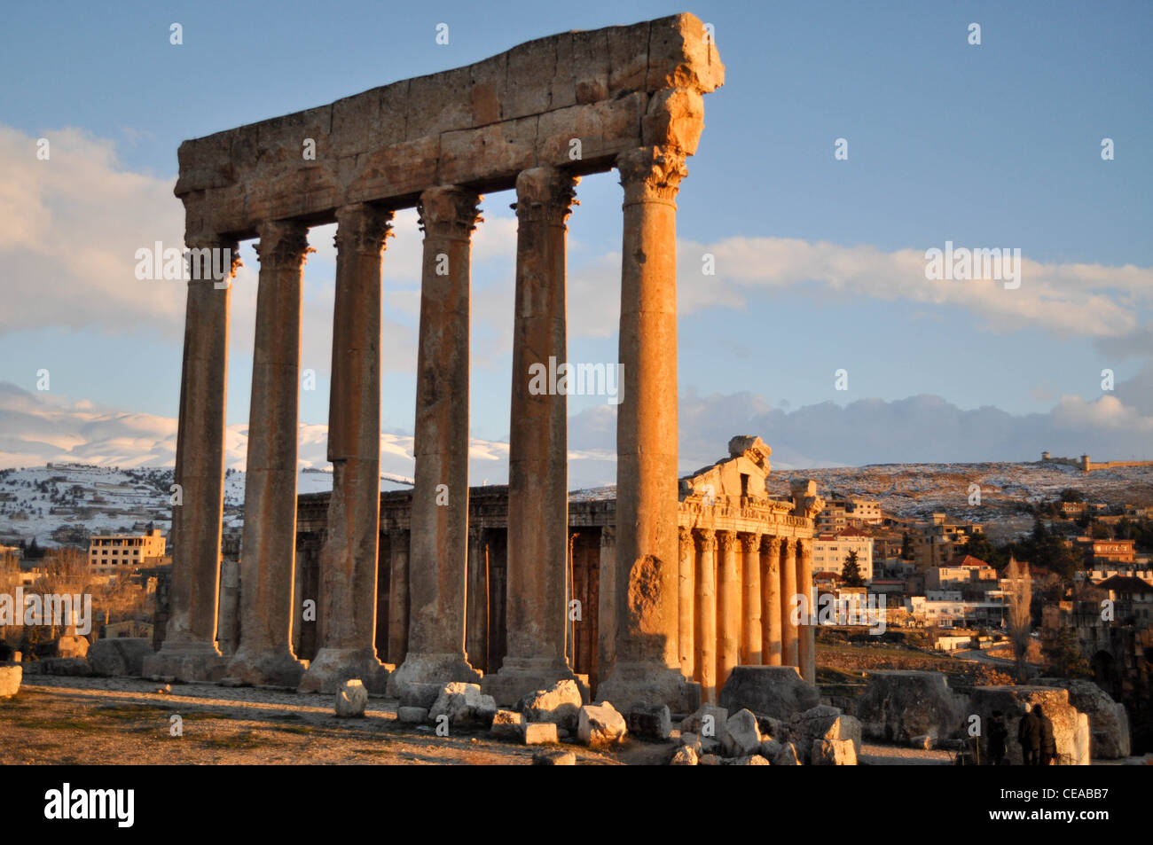 Temple of Jupiter and temple of Bacchus in Baalbek (Bekaa Valley ...