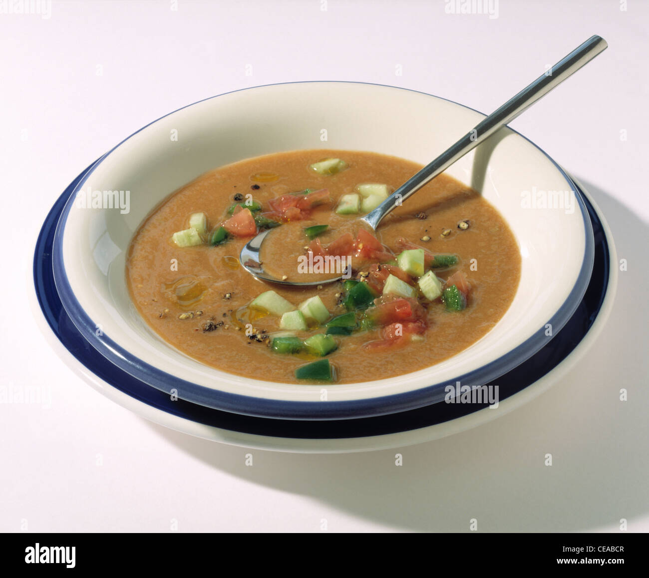 Cold vegetable soup (Gazpacho Stock Photo - Alamy