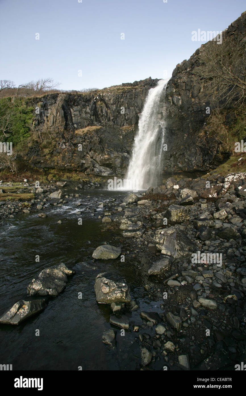 The Eas Fors waterfall on the Isle of Mull Stock Photo - Alamy