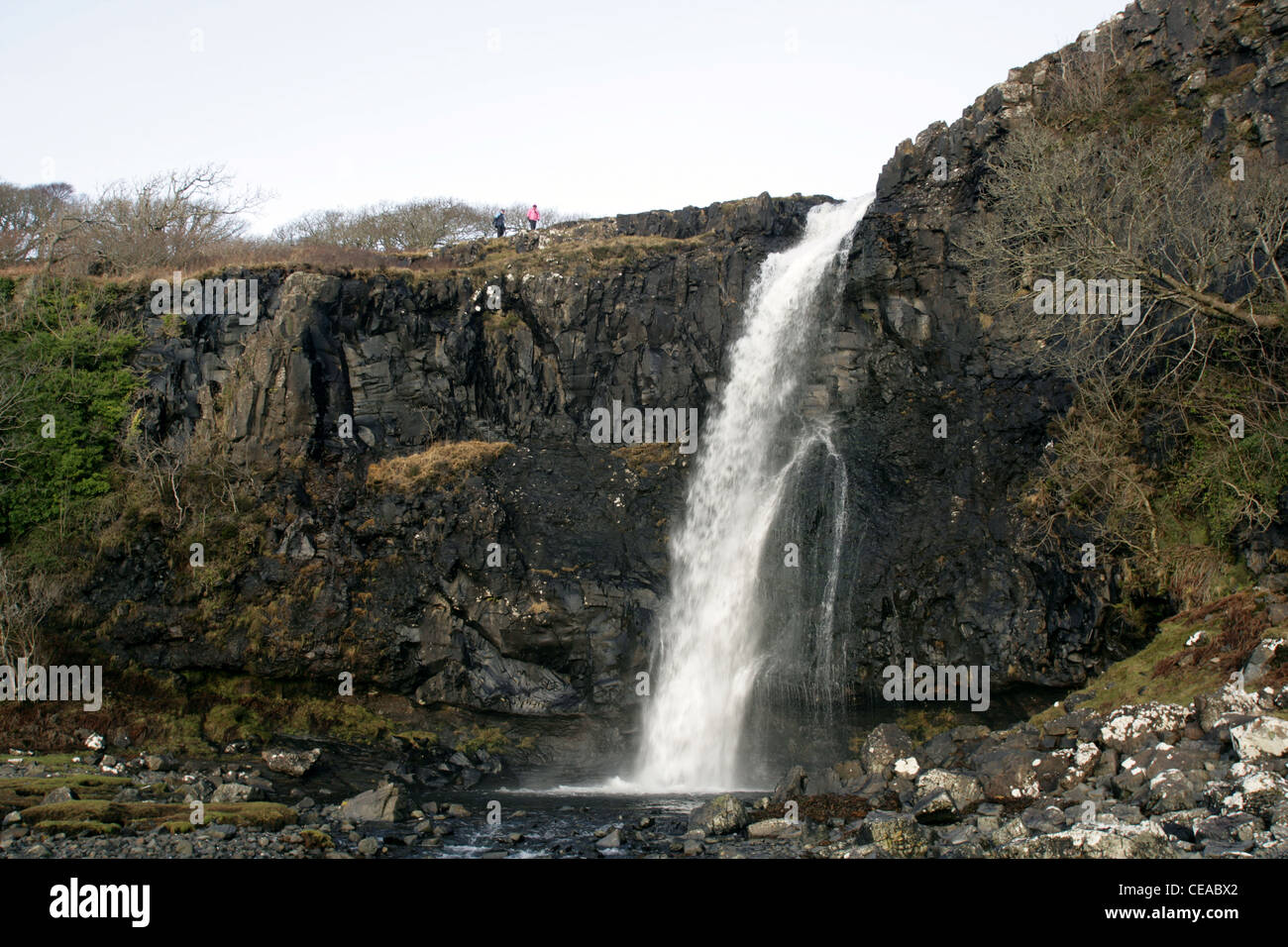 The Eas Fors waterfall on the Isle of Mull Stock Photo - Alamy