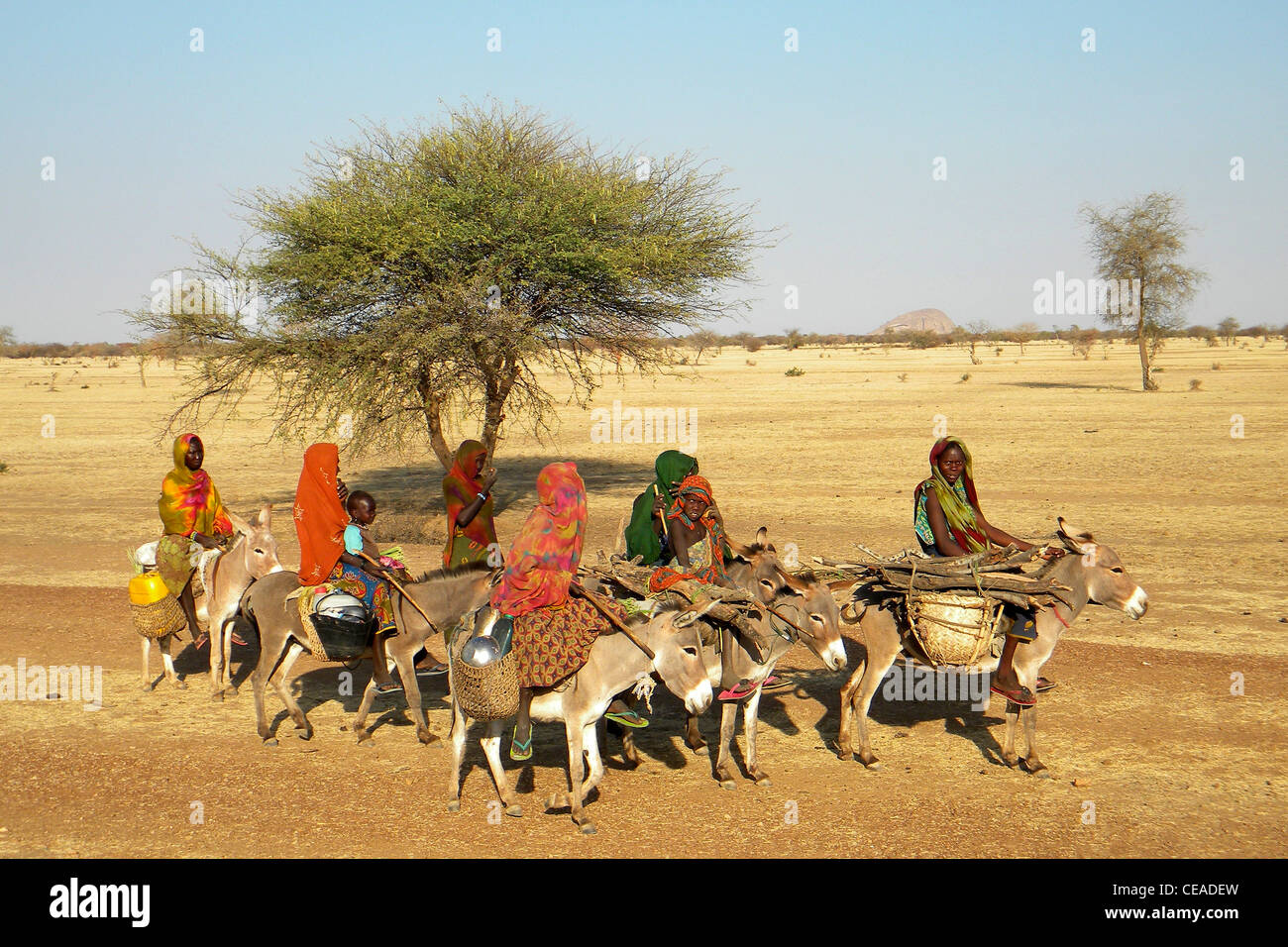 Sub saharan desert village hi-res stock photography and images - Alamy