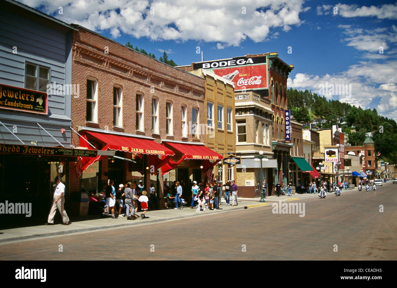 Main Street Deadwood South Usa Stock Photos & Main Street Deadwood ...