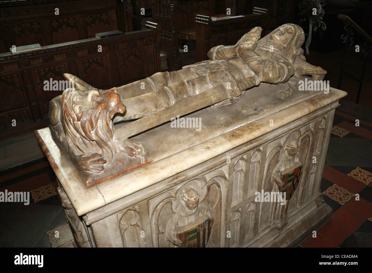 Youlgreave church on Derbyshire England UK, Elaborate monument to ...