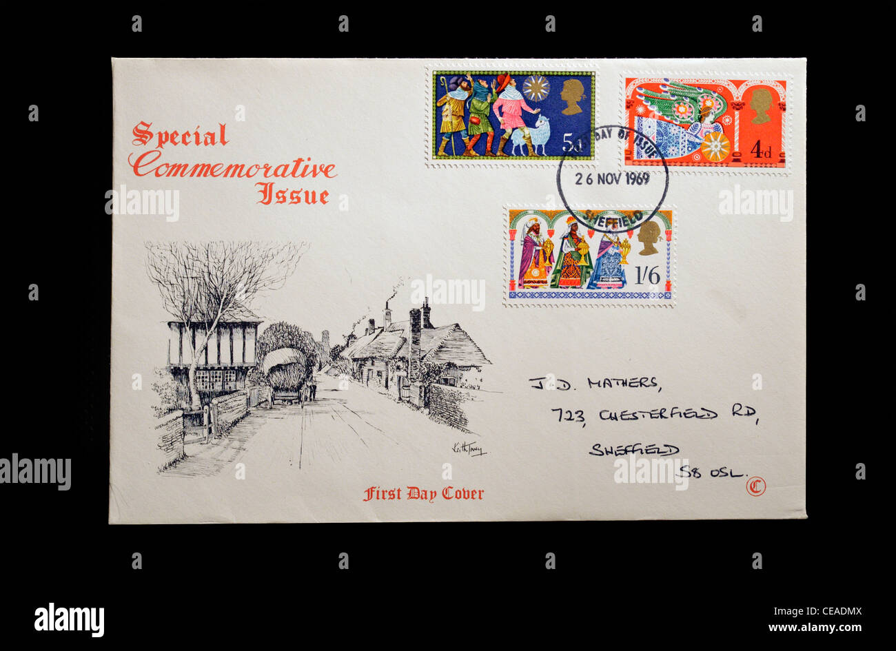 Queen elizabeth commemorative stamps hi-res stock photography and ...